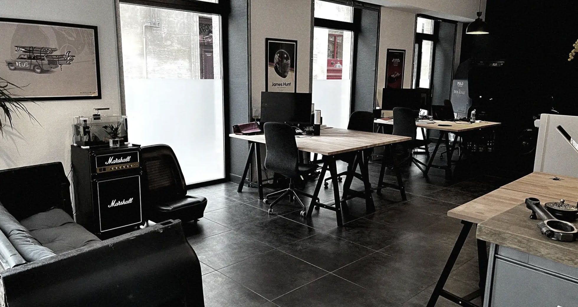 Lost Mechanics office in Bordeaux